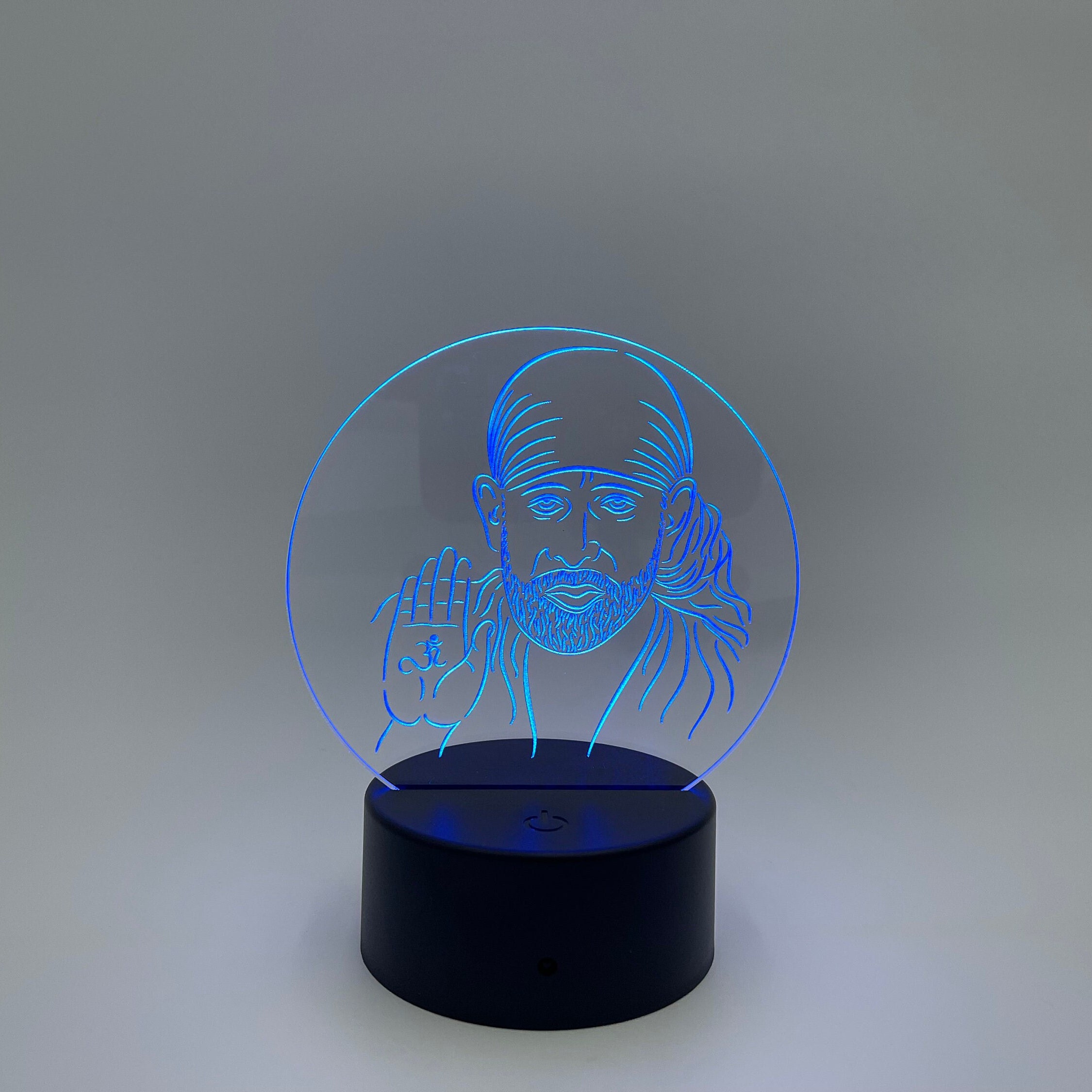 Sai Baba Desk Light, Sai Baba 3d Light, Sai Baba LED Light, 3D Light ...