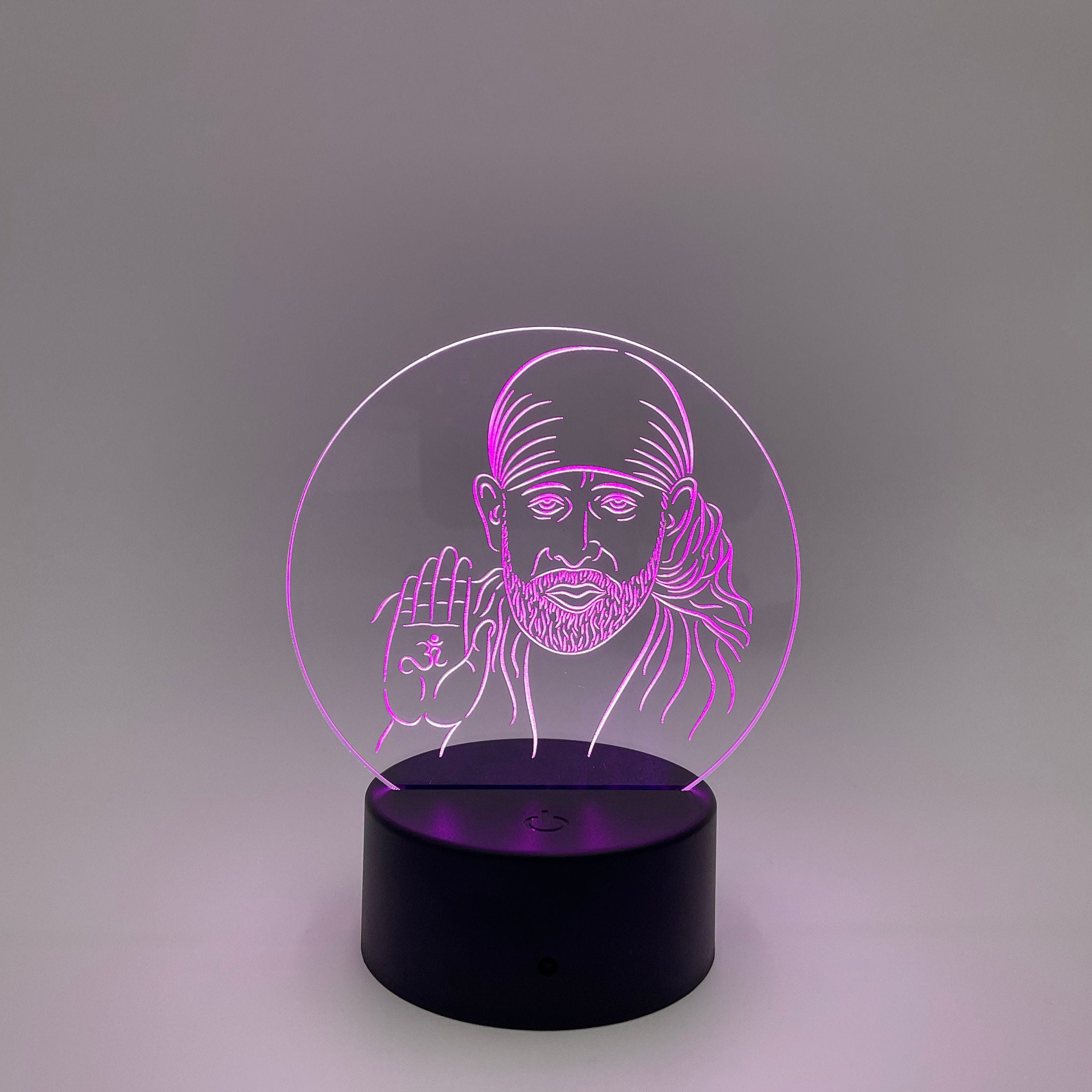 Sai Baba Desk Light, Sai Baba 3d Light, Sai Baba LED Light, 3D Light ...