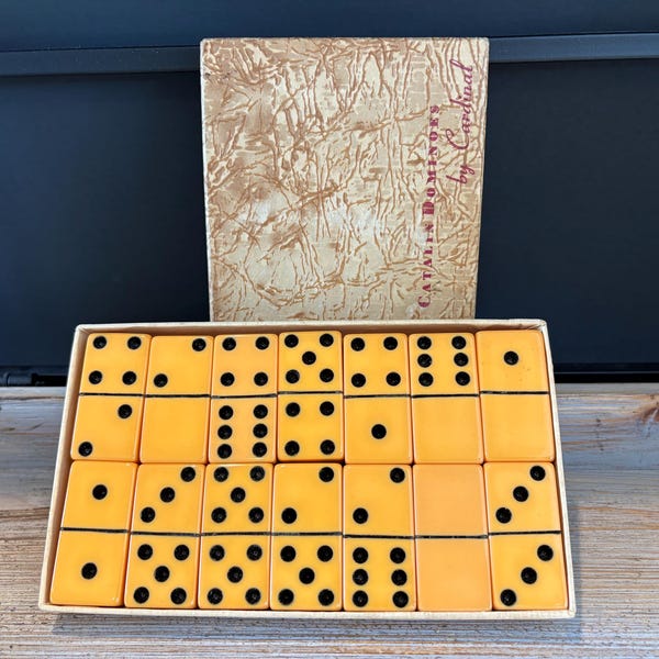 Vintage Bakelite Dominoes - Etsy