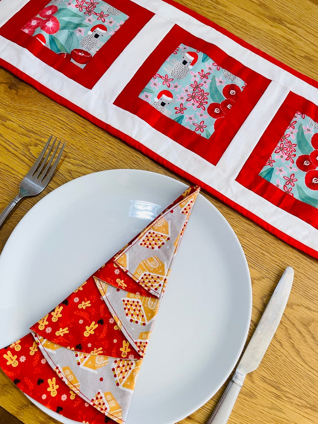 Christmas Tree Shaped Napkins - Etsy