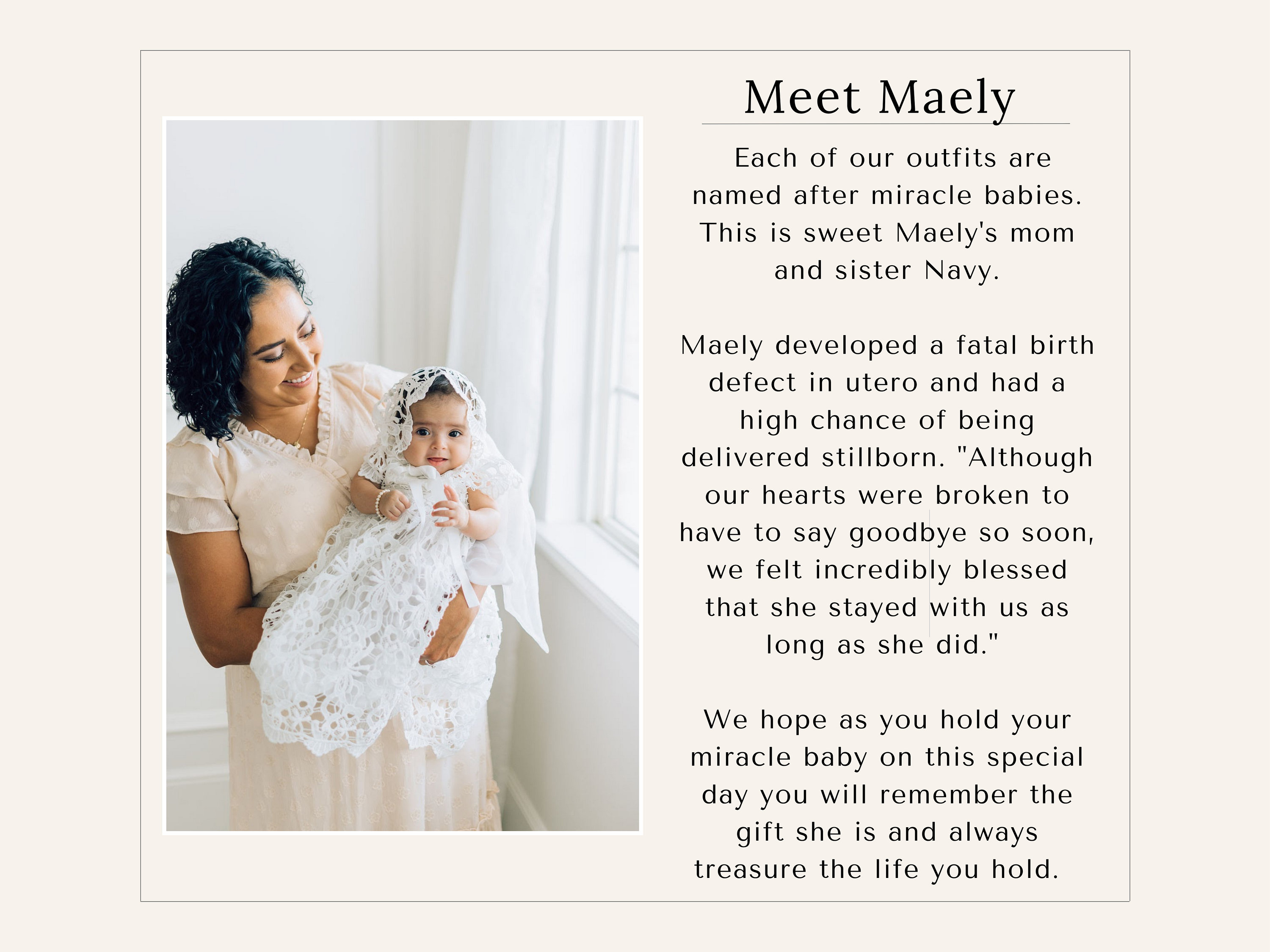 The Maely Gift Set - Baby Girl Blessing Day/ Christening Baptism Dress ...