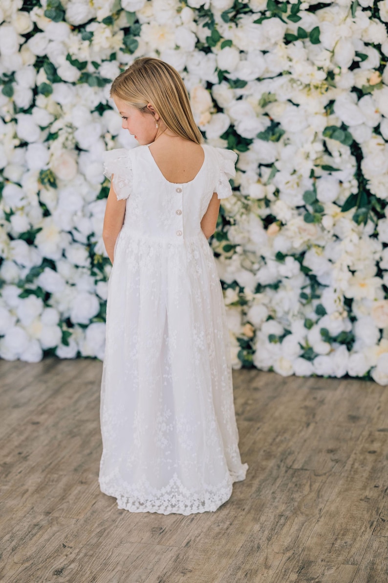 First Communion Dress| Holy Communion Dress| 1st Communion Dress| Lace ...