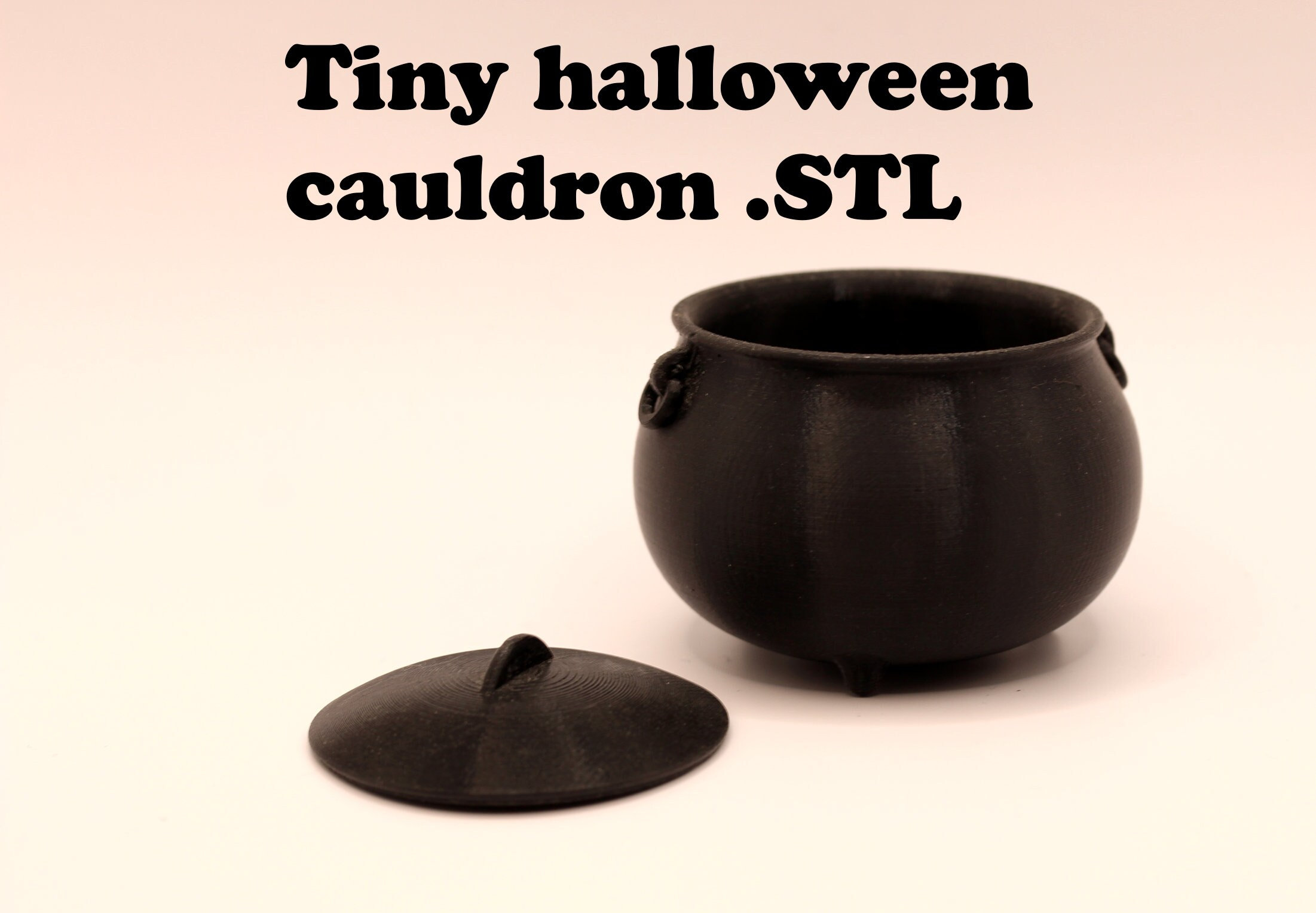 Halloween Cauldron 3D Model - Etsy