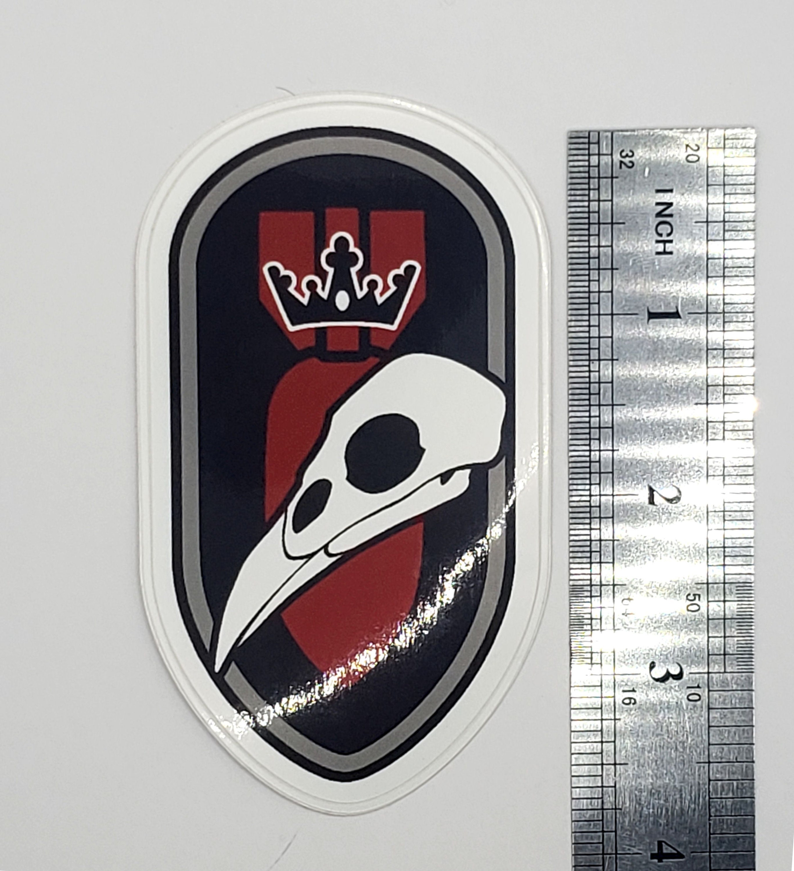 319th EOD Raven Skull Bomb Sticker - Etsy