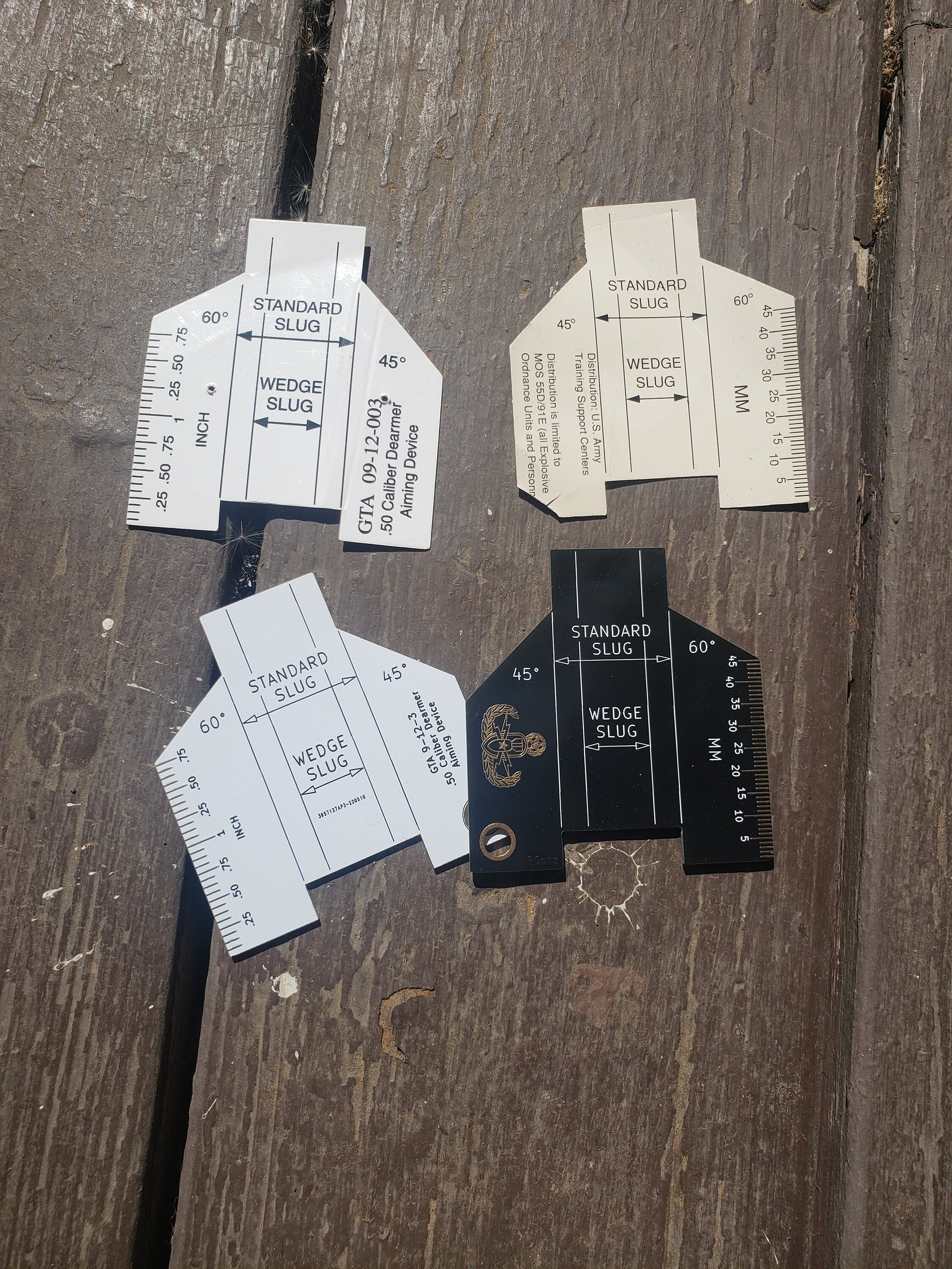 EOD .50 Cal Dearmer Aiming Card Replica - Etsy