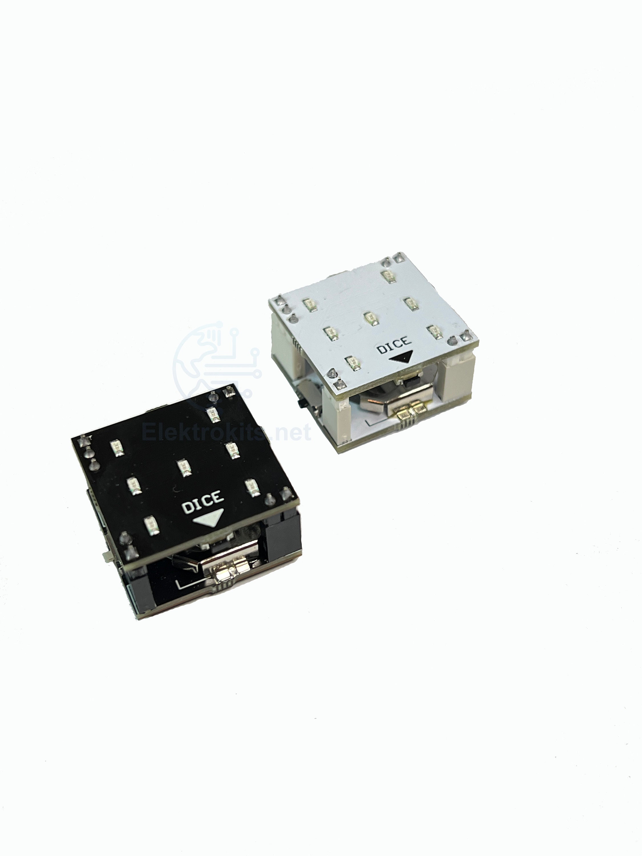 Electronic LED PCB Dice With Battery Fully Assembled - Etsy