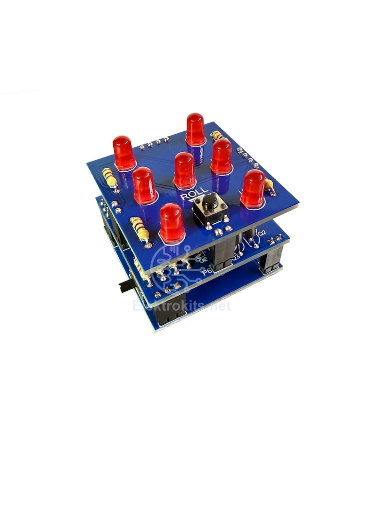 DIY Electronic Dice Kit: Learn to Solder PCB Project With Leds - Etsy