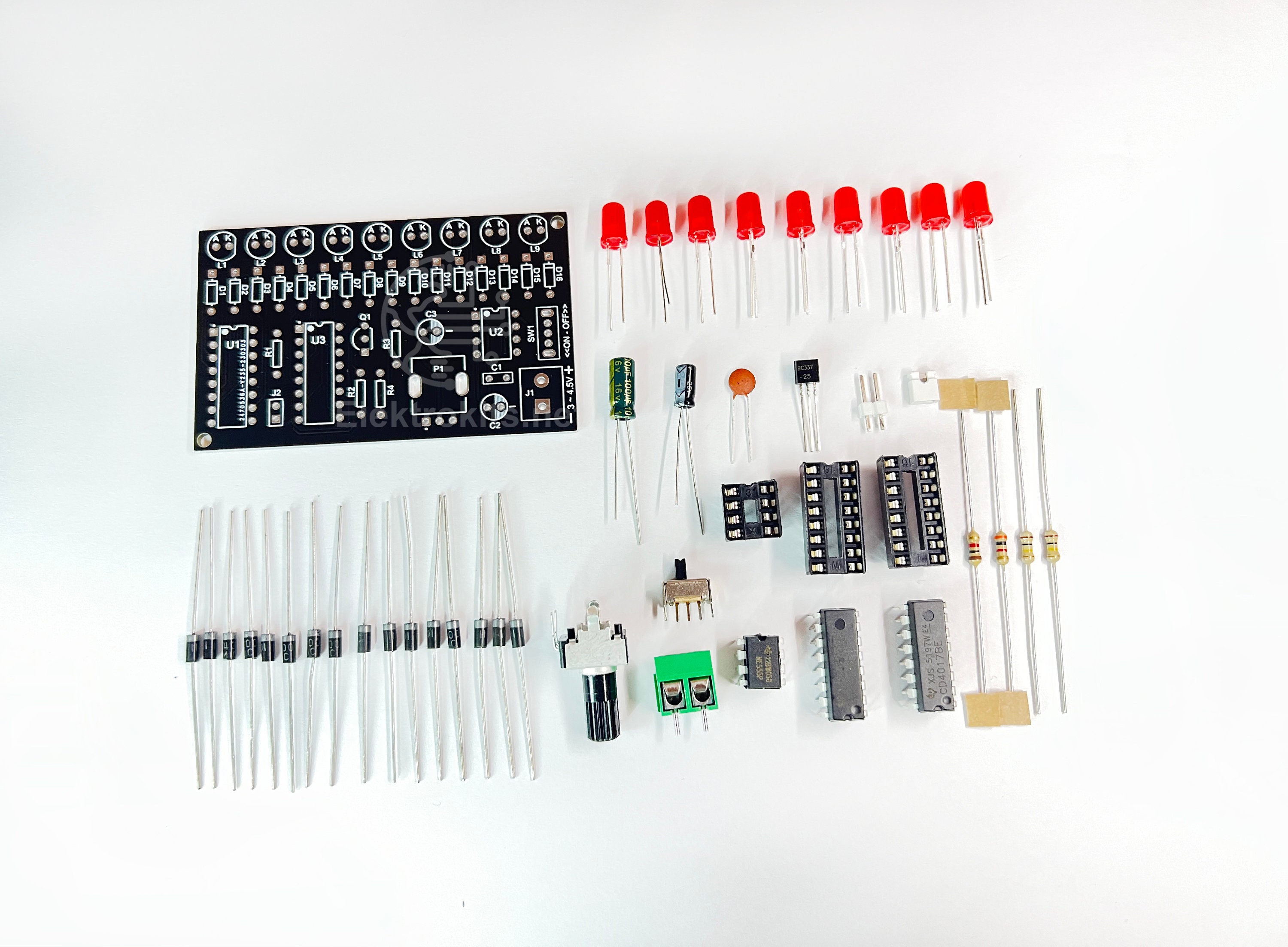 Knight Rider LED/ Chaser With 5mm Leds Learn to Solder Kit - Etsy UK