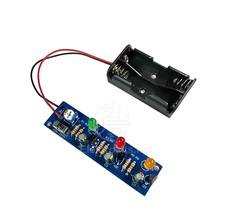 LED Chaser With Speed Control, Transistor 3 LED Chaser, Learn How to ...