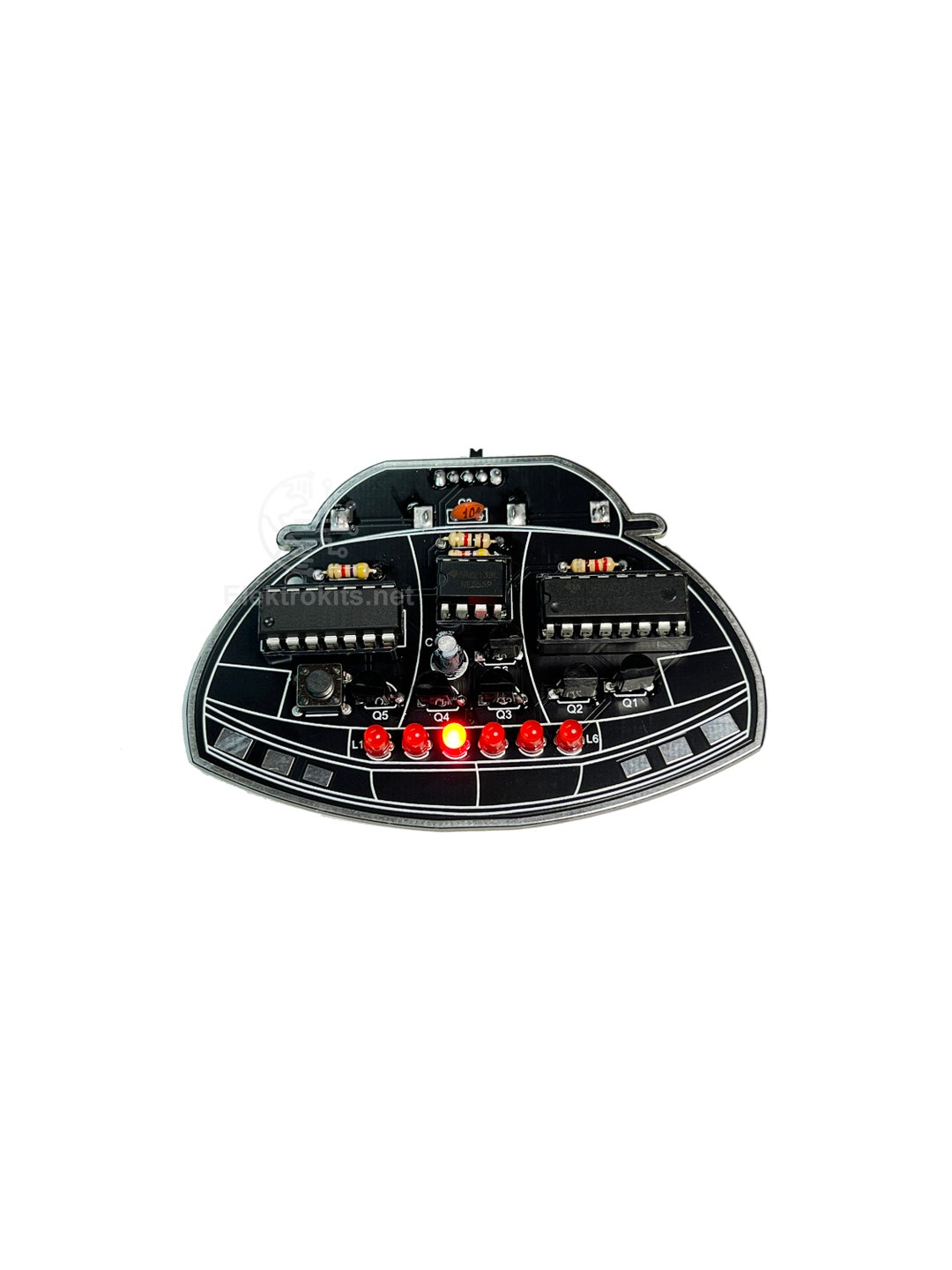 Knight Rider DIY Solder Kit: Electronic Circuit Board With Leds - Etsy