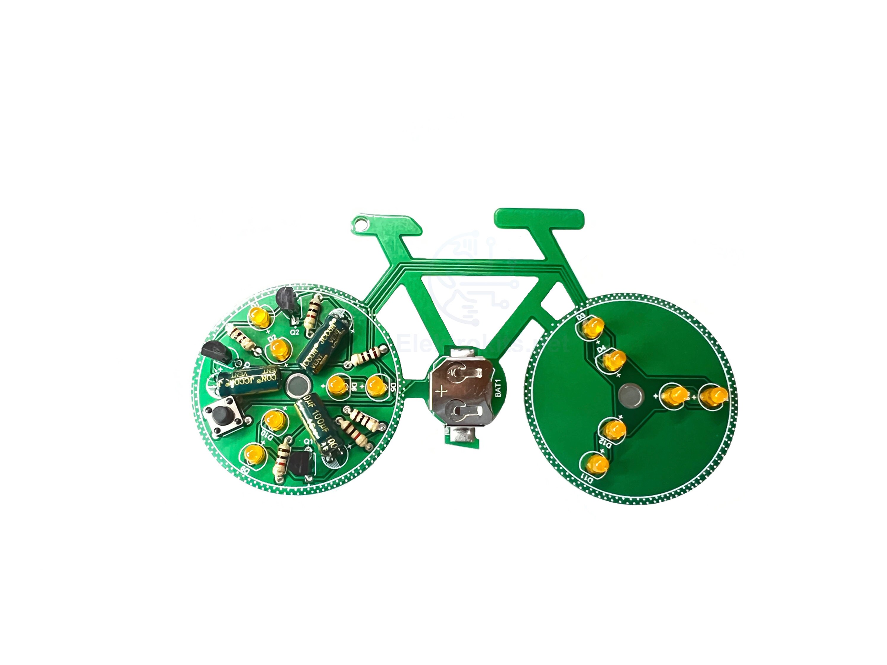 LED Blinking Bike, PCB Bike, Learn to Solder Kit, DIY Circuit Kit ...