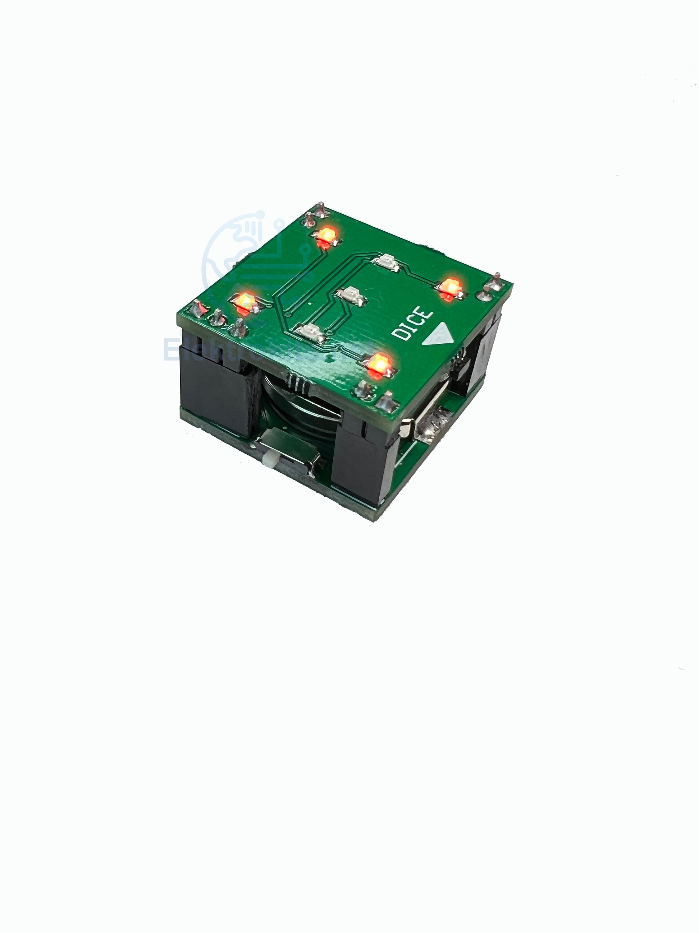 Electronic LED PCB Dice With Battery Fully Assembled - Etsy