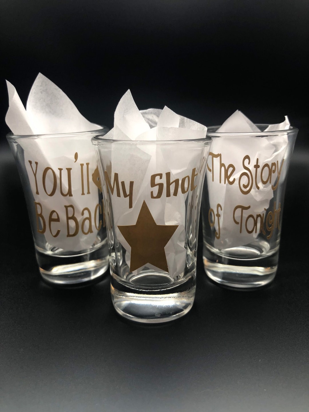 Hamilton Shot Glasses - Etsy