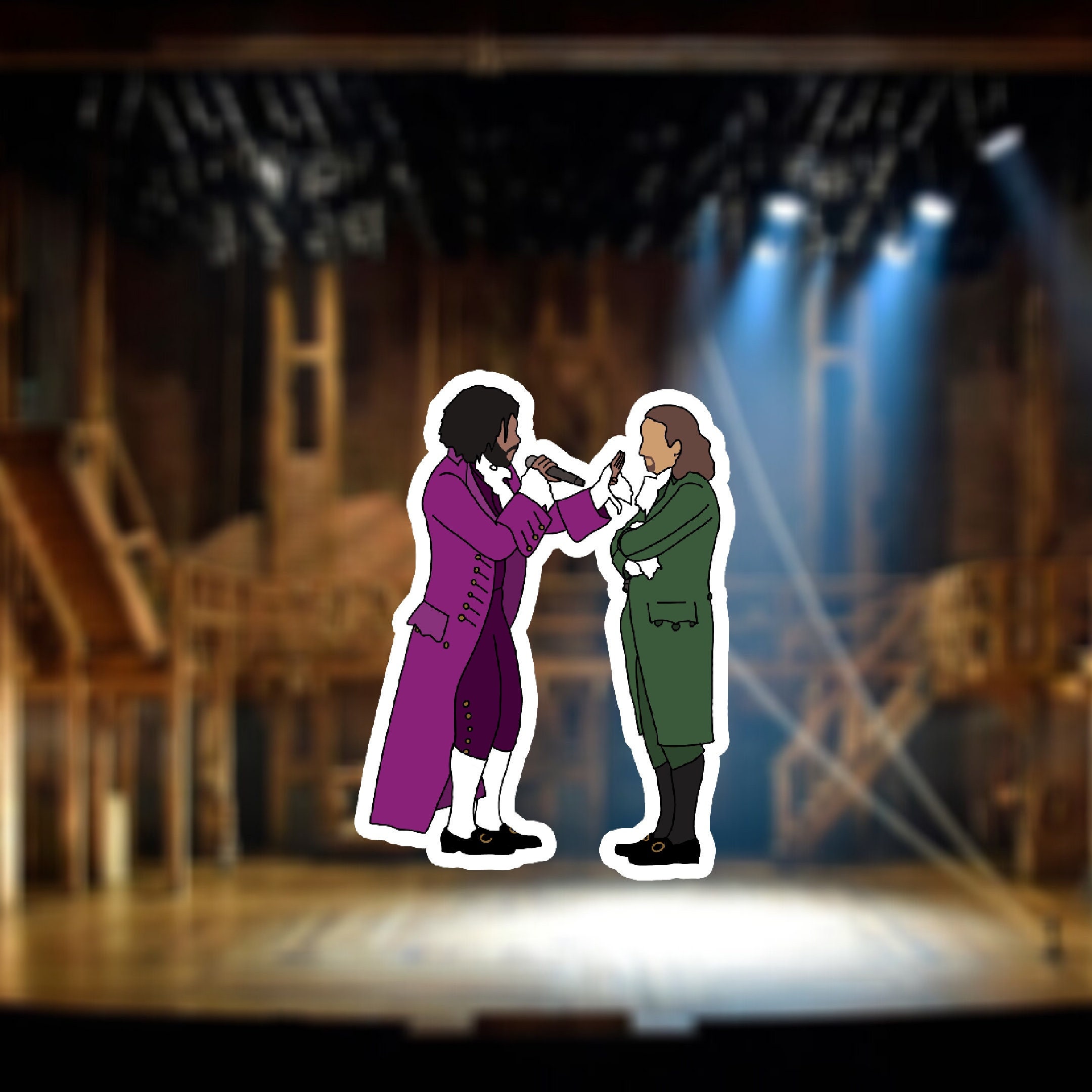 Hamilton Act II Stickers Burn Jefferson Hurricane Cabinet - Etsy