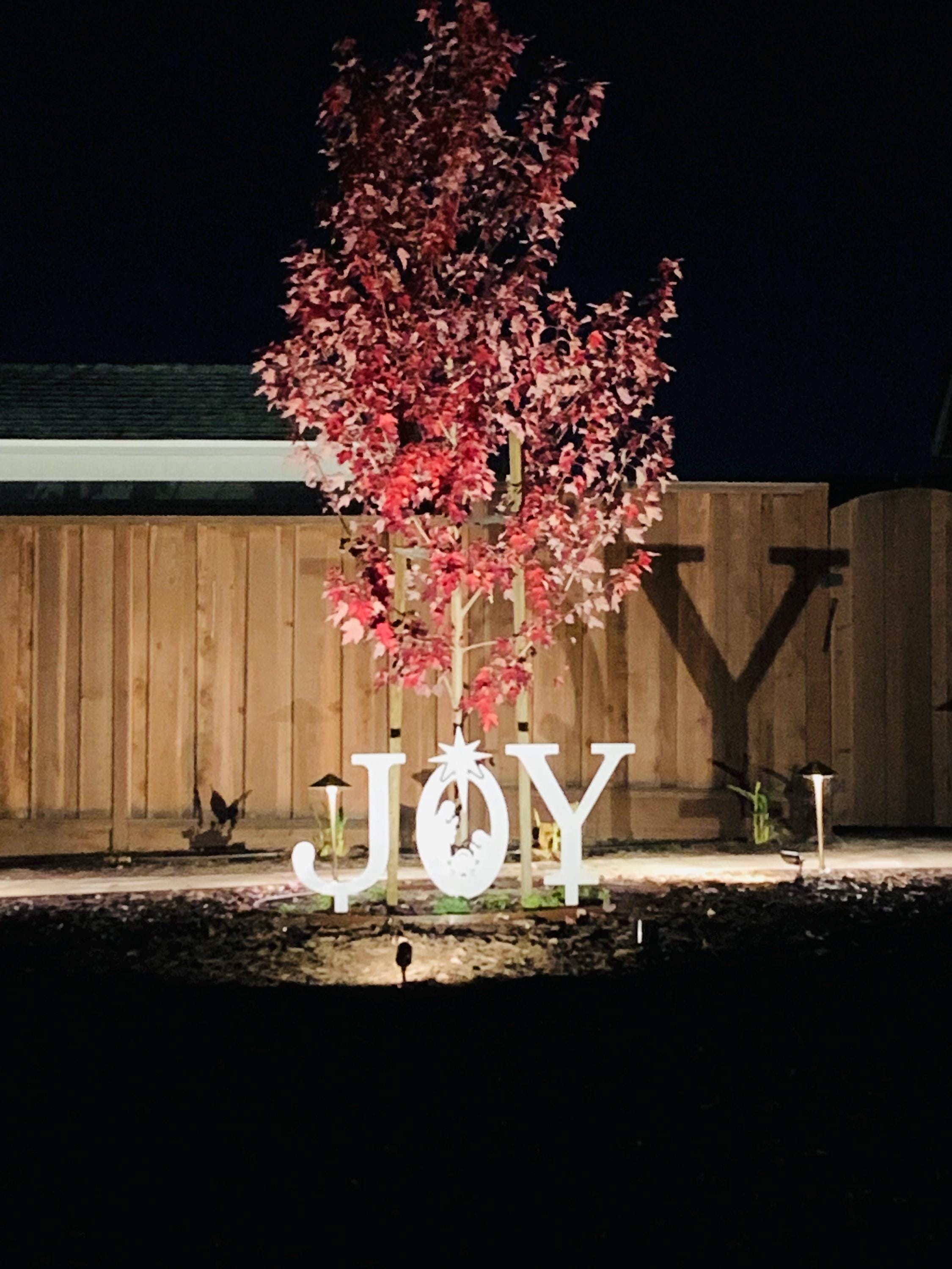 JOY Nativity Yard Sign, 24" Letters, DXF, PDF, Jpeg - Etsy