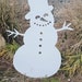 Metal Snowman, 4'-0" Tall X 3'-1 1/2" Wide With 10" Integrated Stake - Etsy