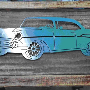57 Chevy DXF File - 10.5" H X 29" L - Etsy