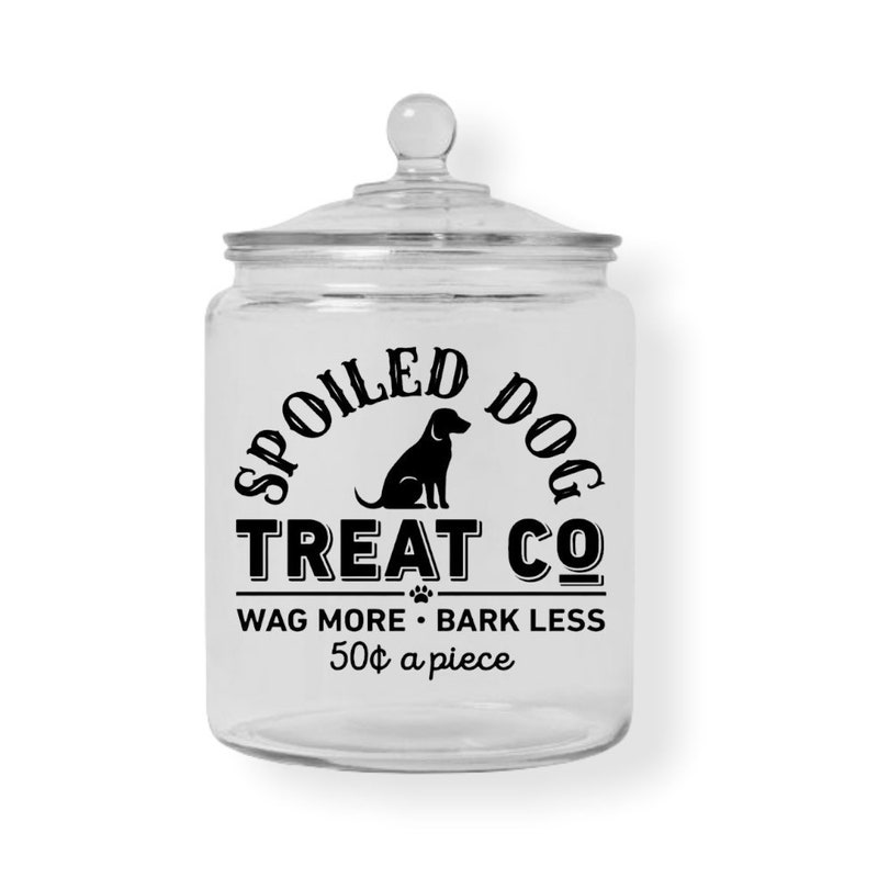Dog Treat Jar - Etsy
