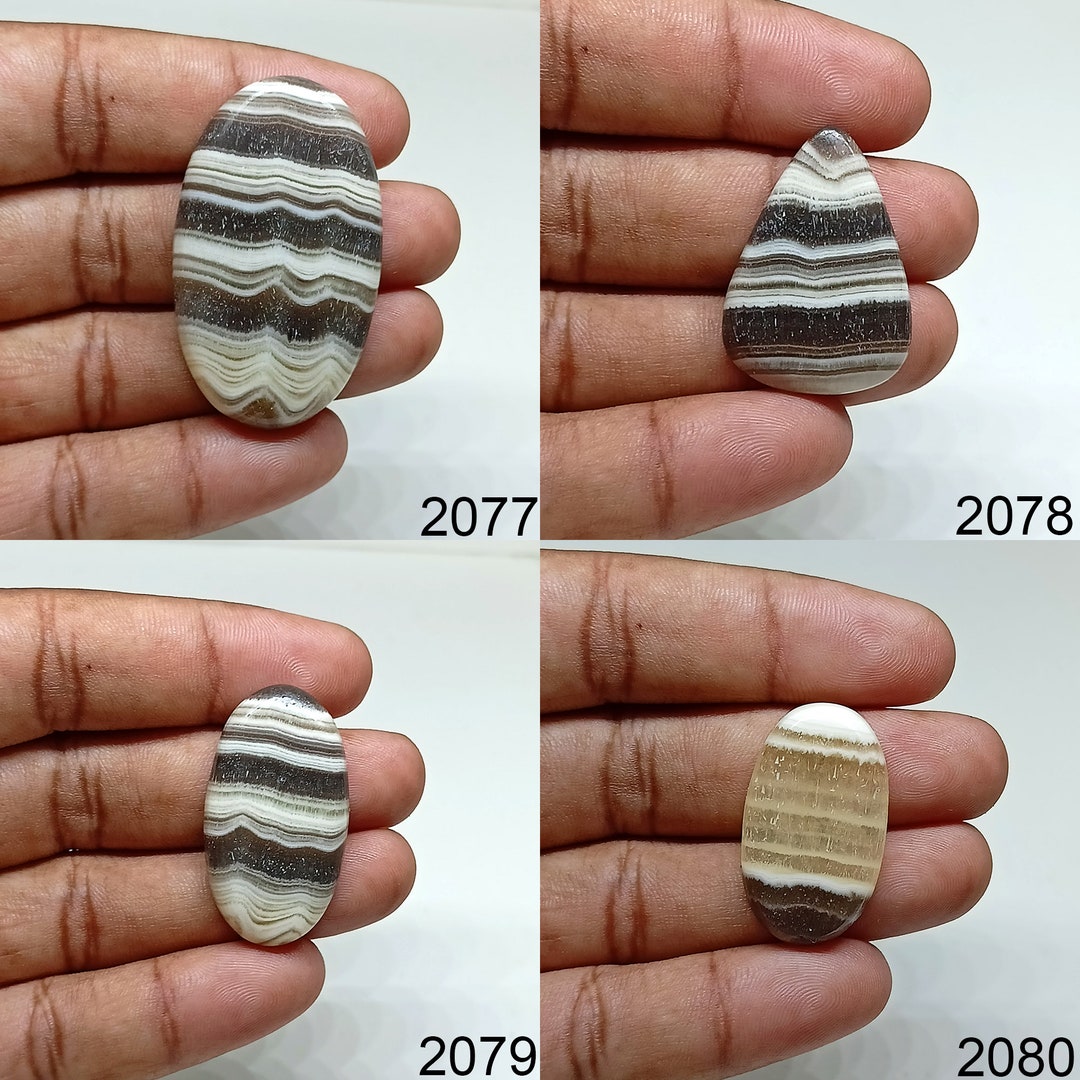 Calcite Crystal, Zebra Calcite Cabochon, Zebra Calcite Gemstone, Zebra ...