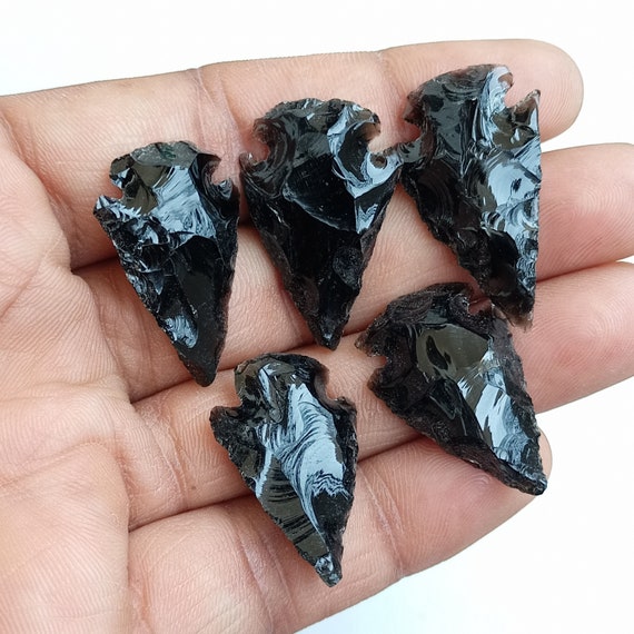 Authentic Obsidian Arrowheads