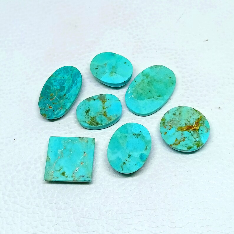 Kingman Turquoise Cabochon Kingman Turquoise Beads Natural - Etsy