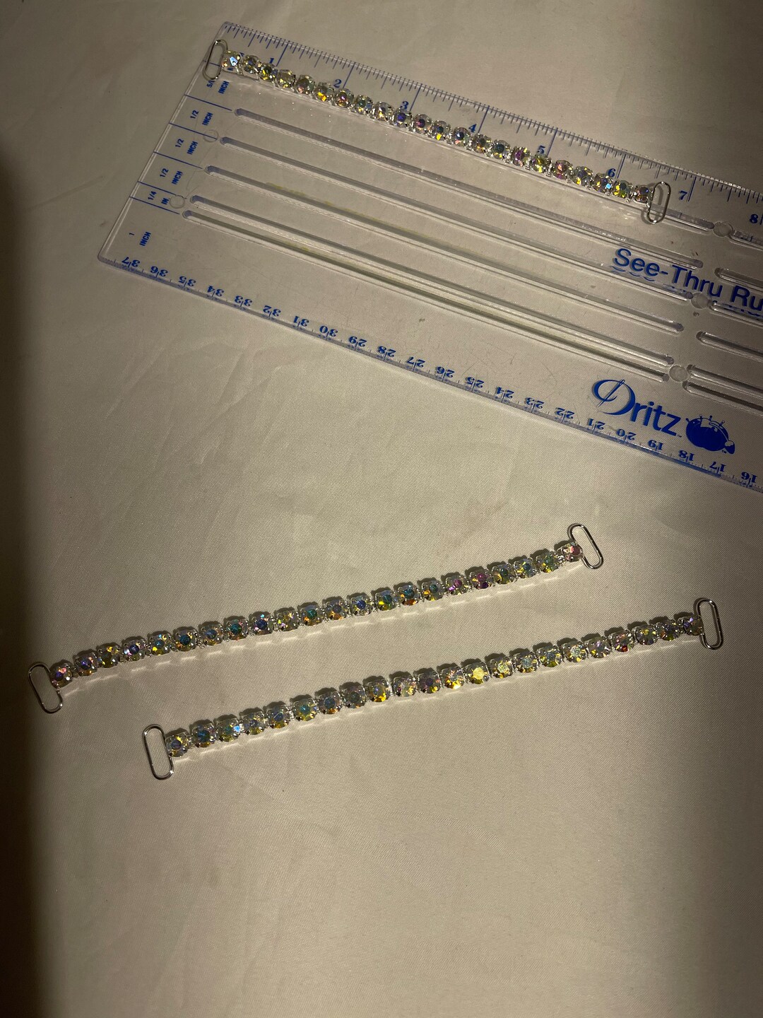 Bikini Competition Suit Rhinestone Side Connectors Wedding Dress ...