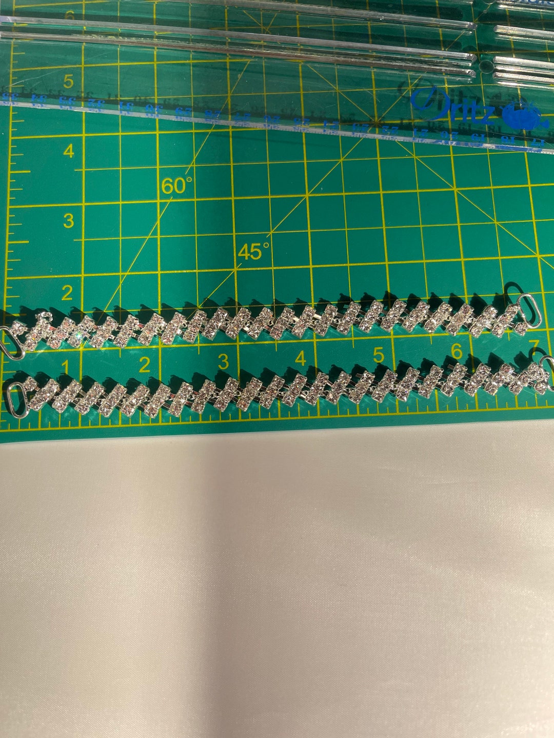 Bikini Competition Suit Rhinestone Side Connectors Wedding Dress ...