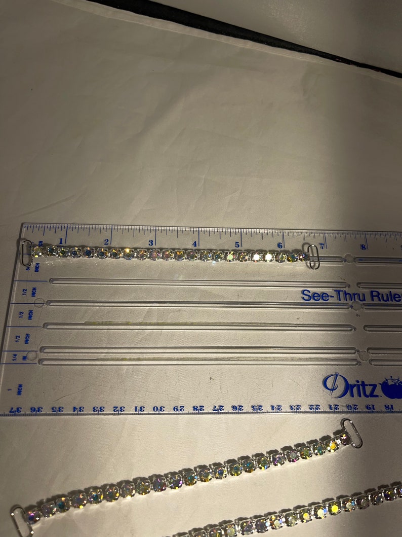 Bikini Competition Suit Rhinestone Side Connectors Wedding Dress ...