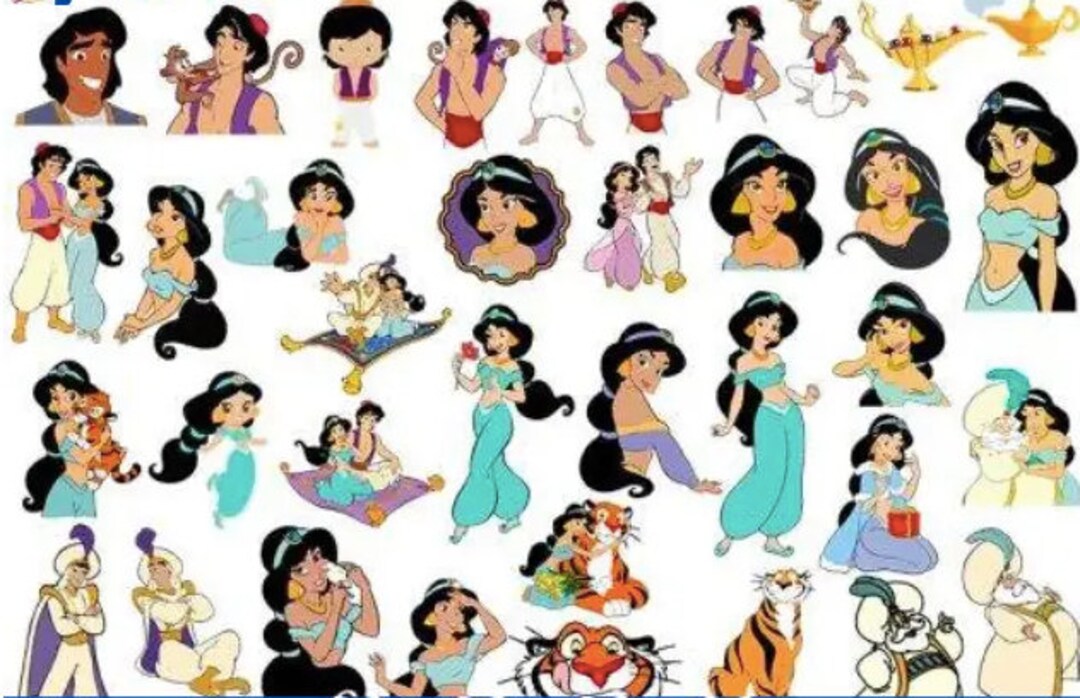 Aladdin (SVG, DXF, PNG) - Etsy