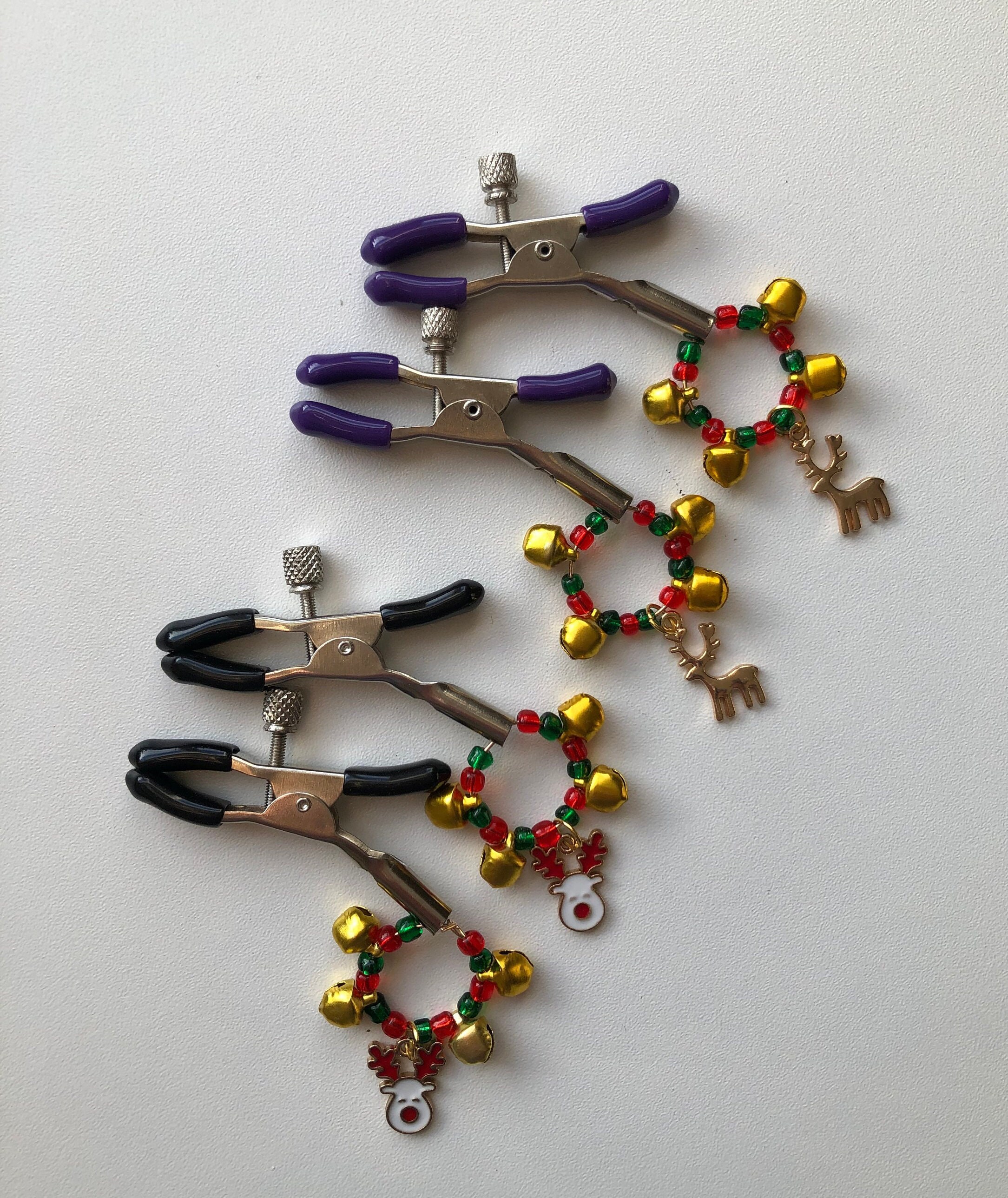 BDSM Christmas Nipple Clamps Christmas Nipple Jewelry - Etsy