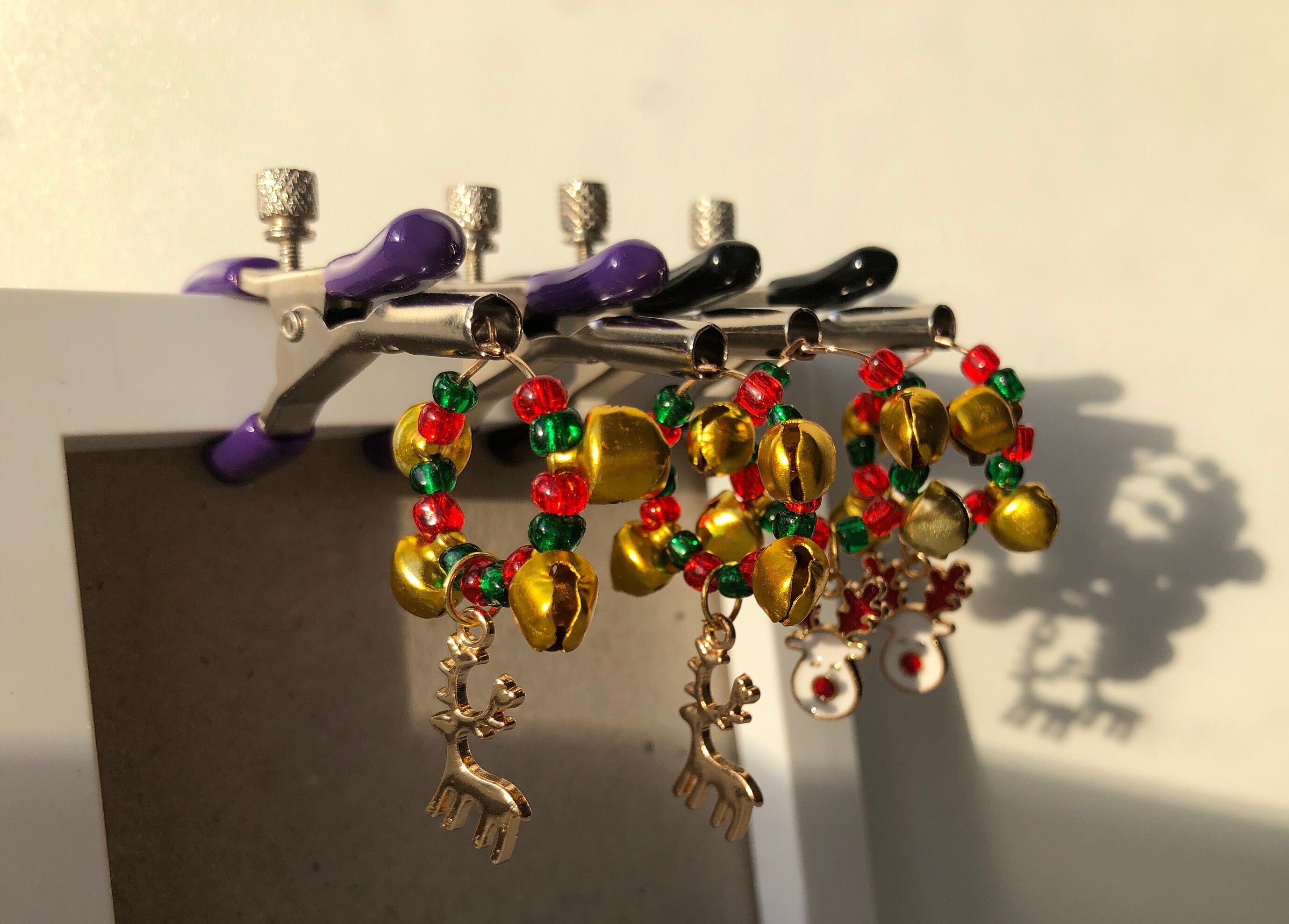 BDSM Christmas Nipple Clamps Christmas Nipple Jewelry - Etsy