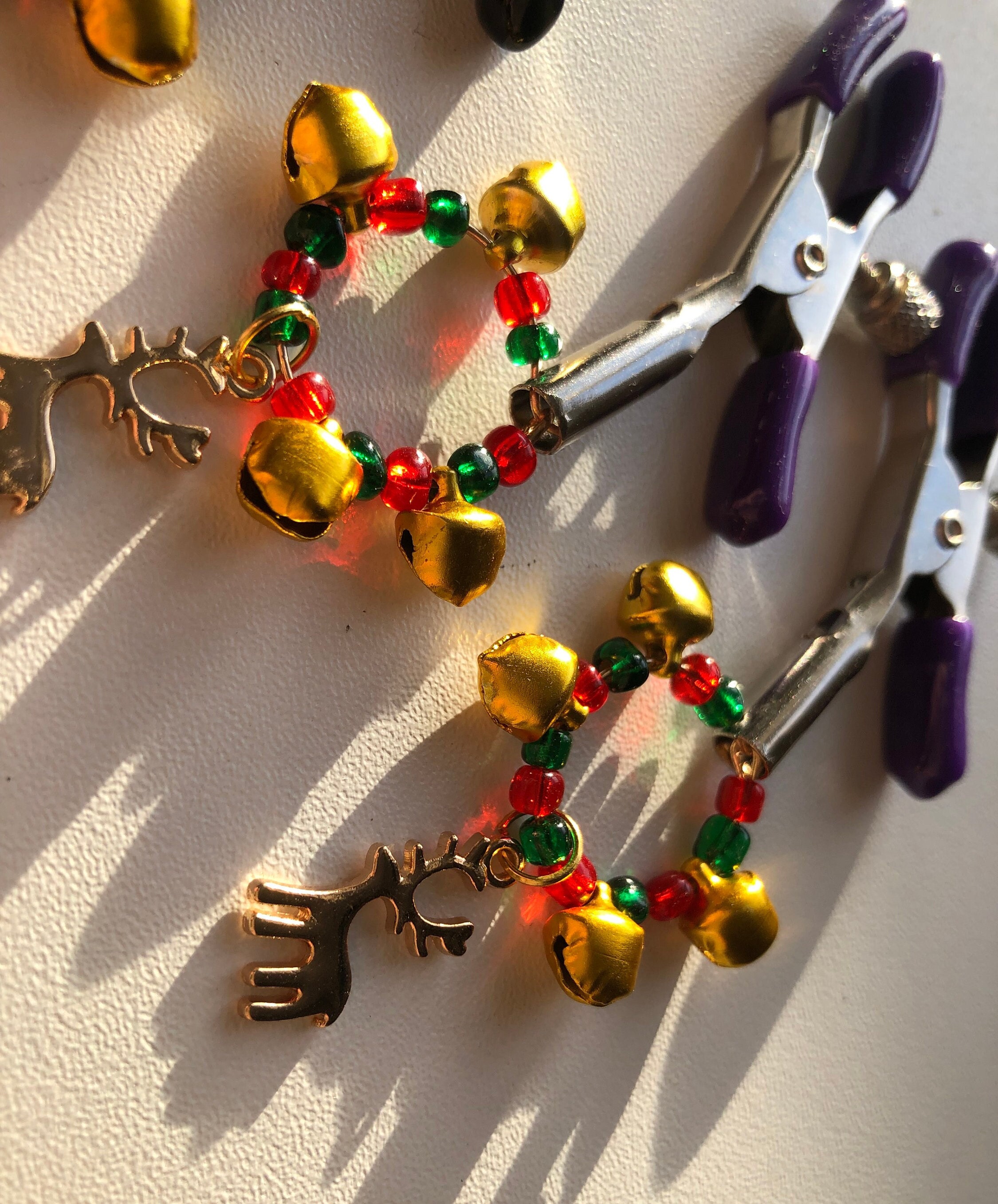 BDSM Christmas Nipple Clamps Christmas Nipple Jewelry - Etsy