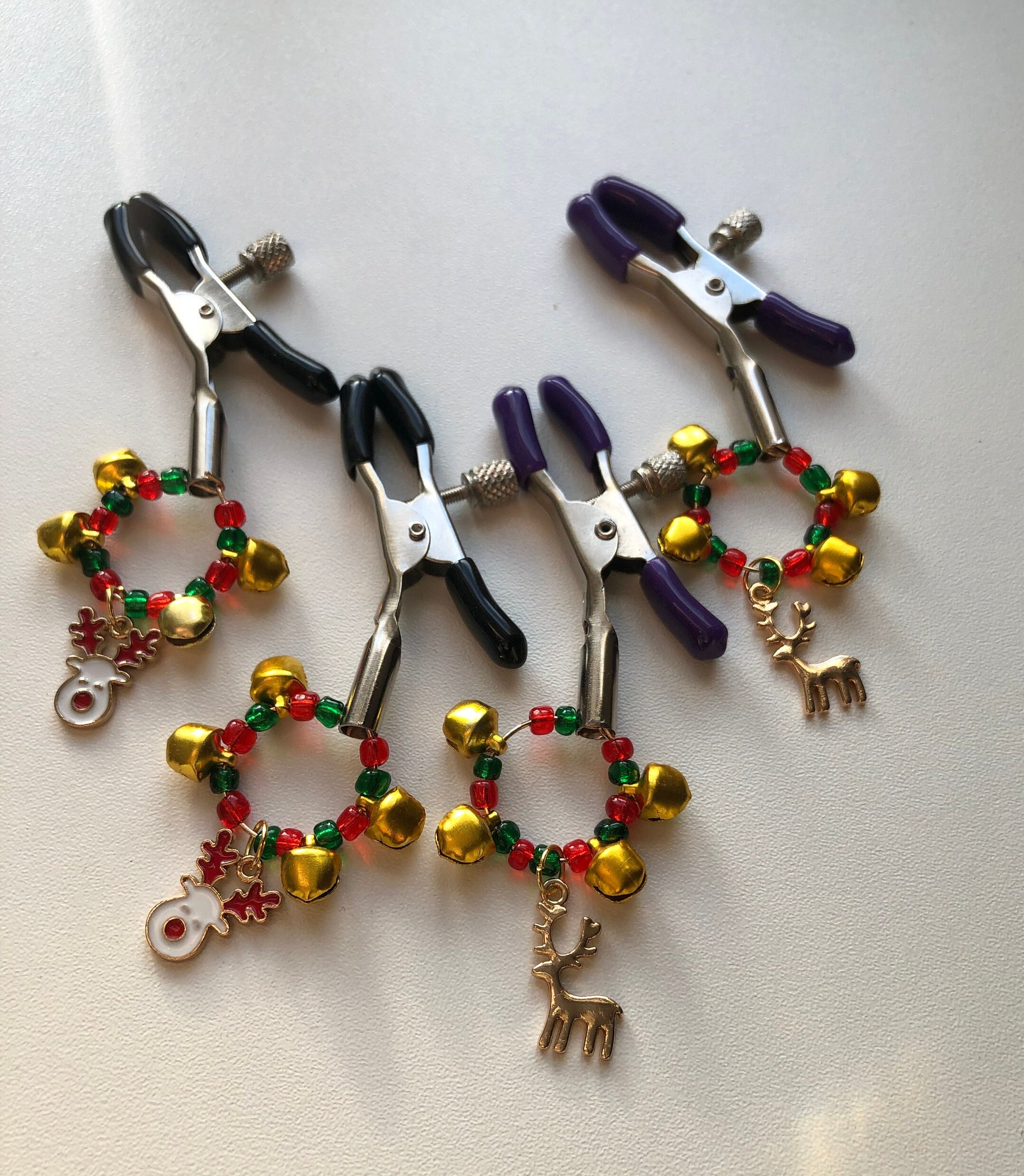 BDSM Christmas Nipple Clamps Christmas Nipple Jewelry - Etsy