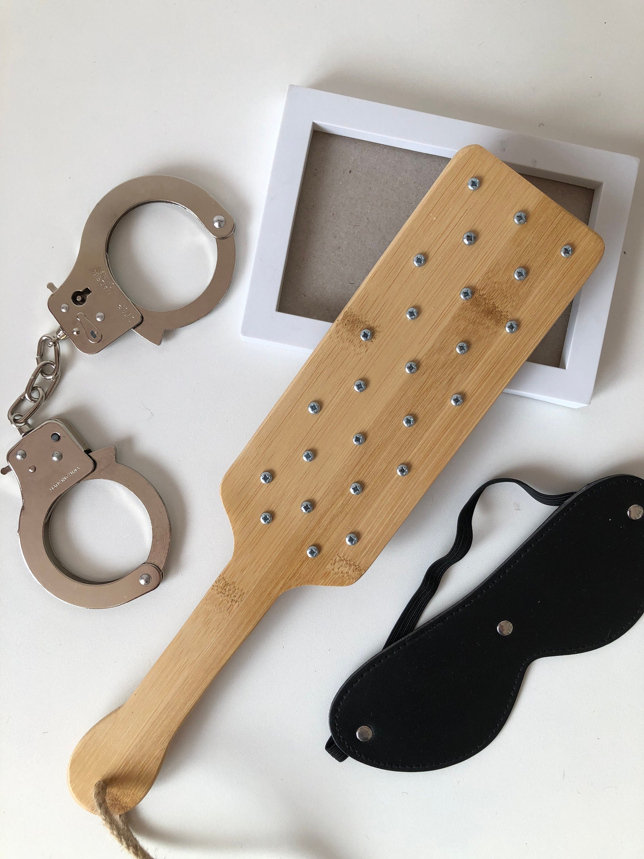 Extreme Spiked Paddle Spanking Paddle Sex Torture Device Bdsm Impact