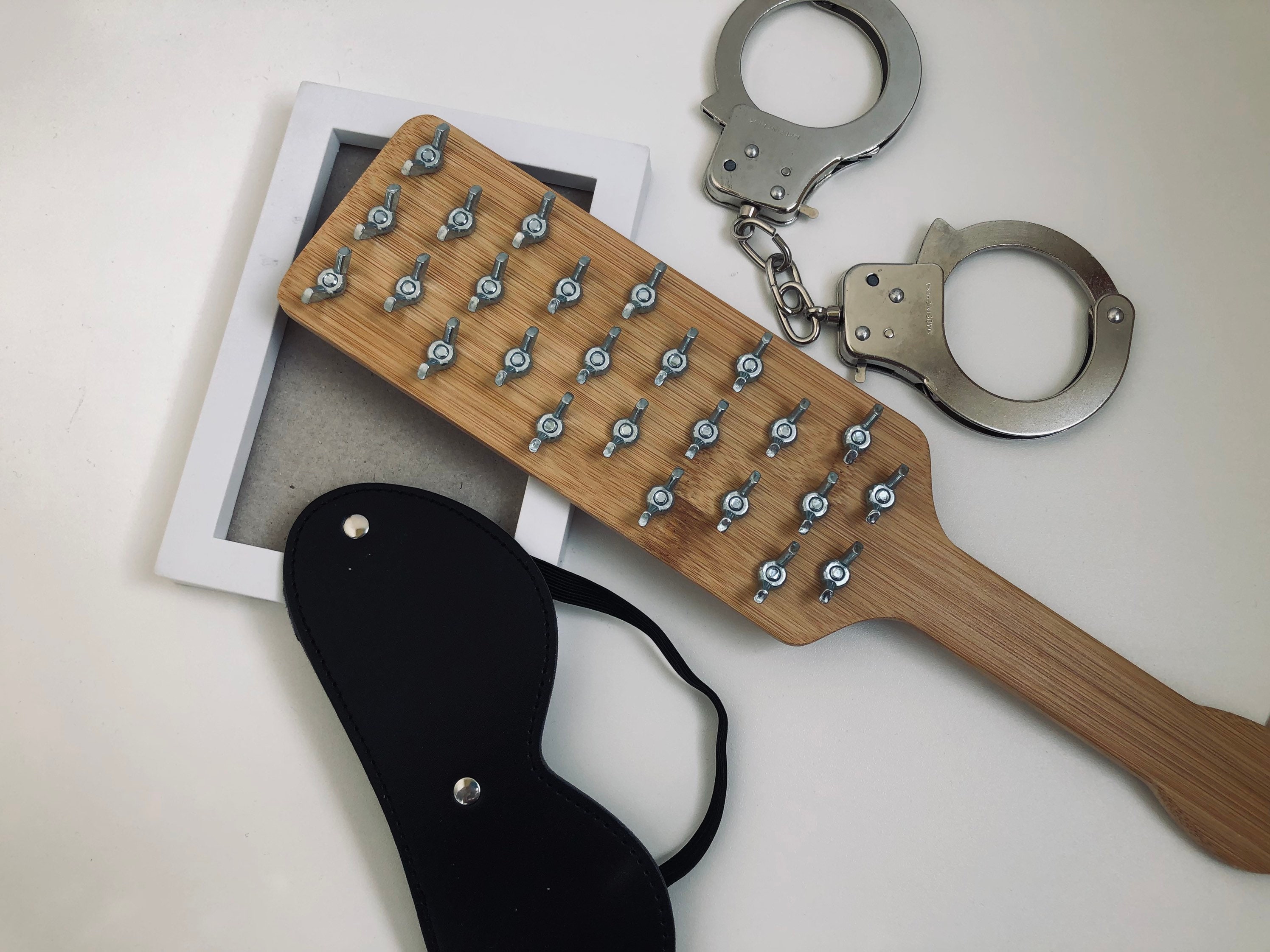 Extreme Spiked Paddle Spanking Paddle Sex Torture Device Bdsm Impact