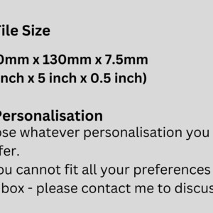 Engraved Turquoise Ceramic Wall Tile Address Sign Irish Handmade Square ...