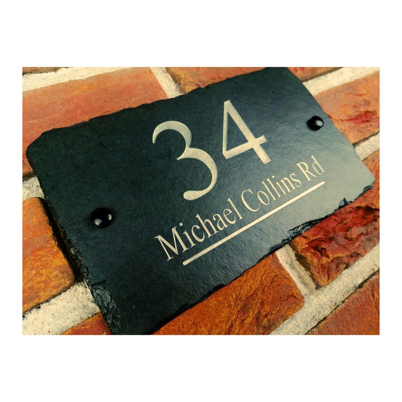 Fence Number Plaque - Etsy UK