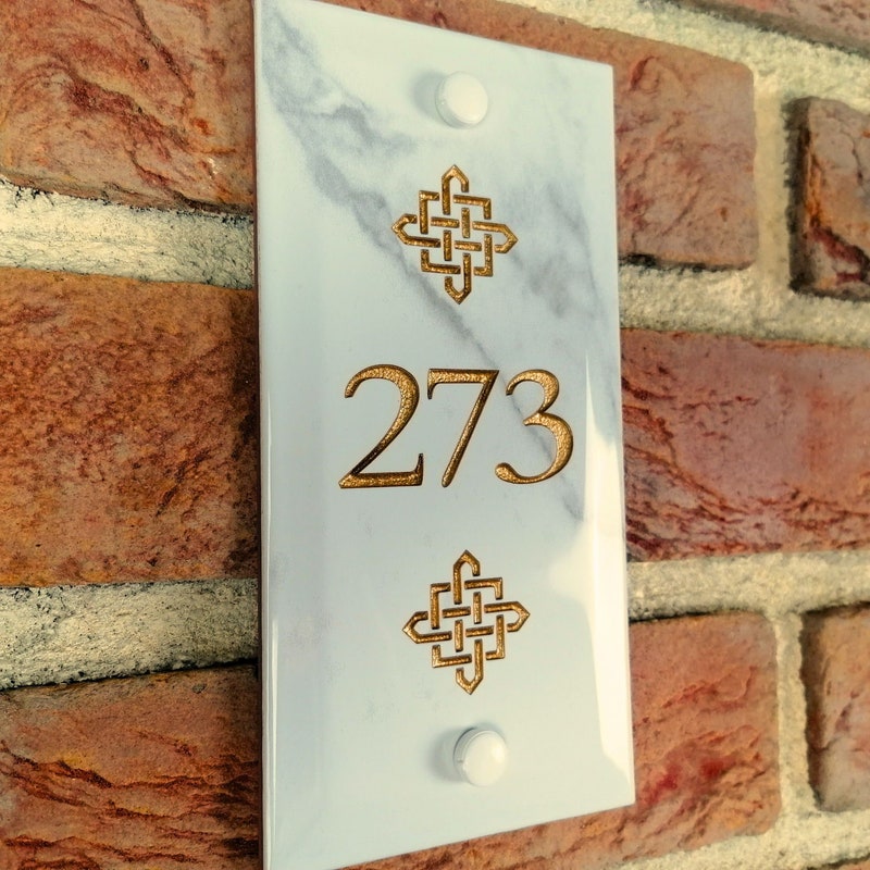 Fence Number Plaque - Etsy UK