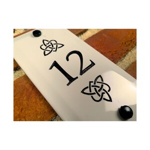 Engraved Green Ceramic Wall Tile | Address Sign 100mm X 200mm - Irish ...