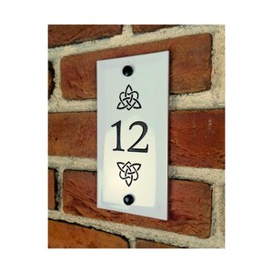 Engraved Green Ceramic Wall Tile | Address Sign 100mm X 200mm - Irish ...