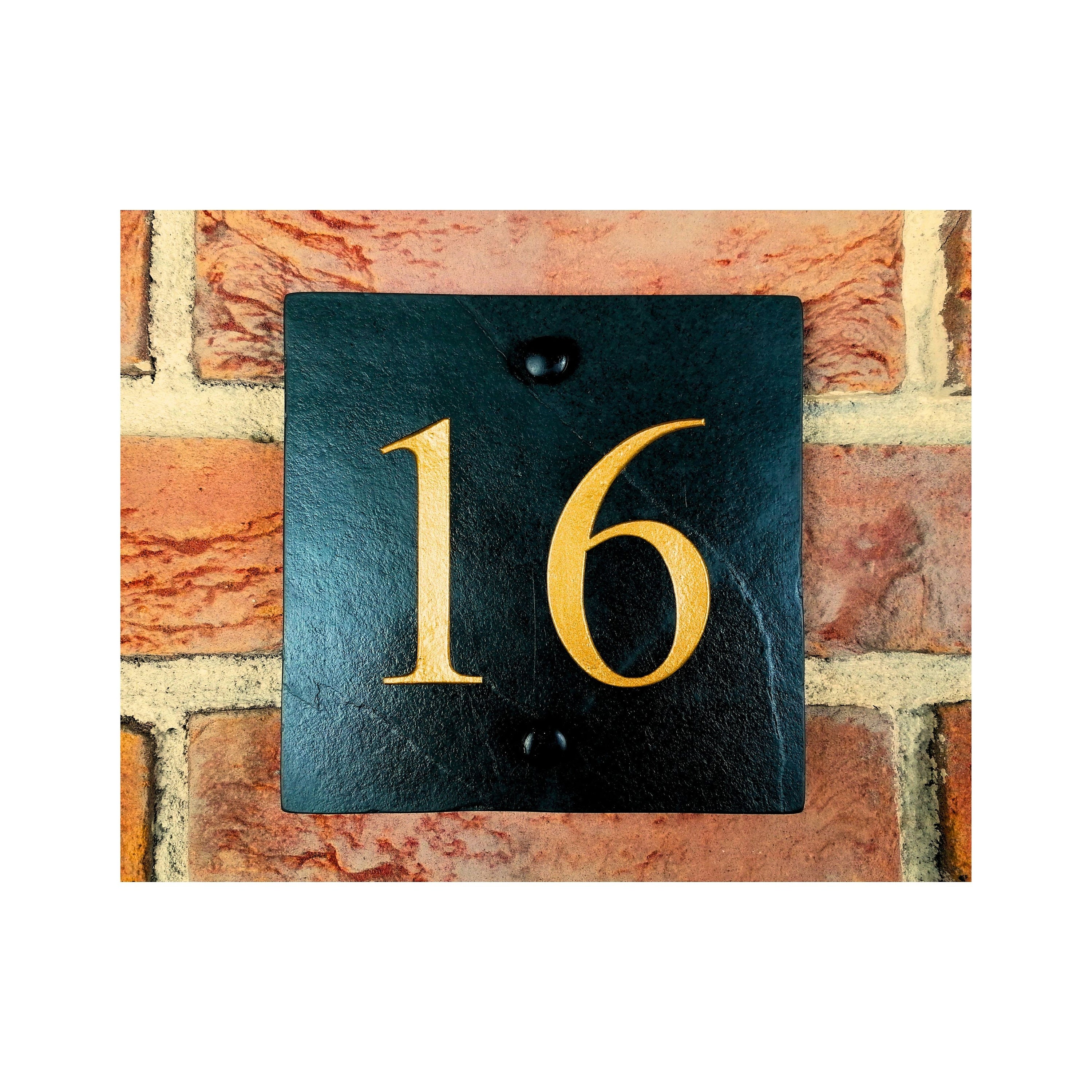 Deep Engraved Rustic Handmade Natural Slate House Sign Plaque Door ...