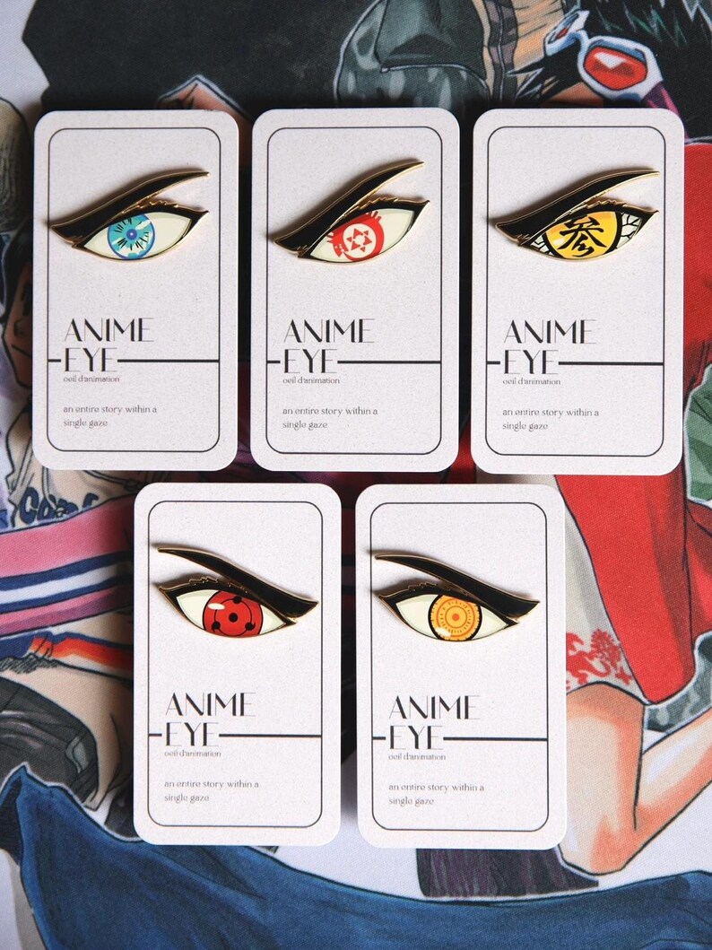 Anime Eye Enamel Pin - Etsy