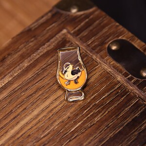 Whisky Duck Enamel Pin - Etsy
