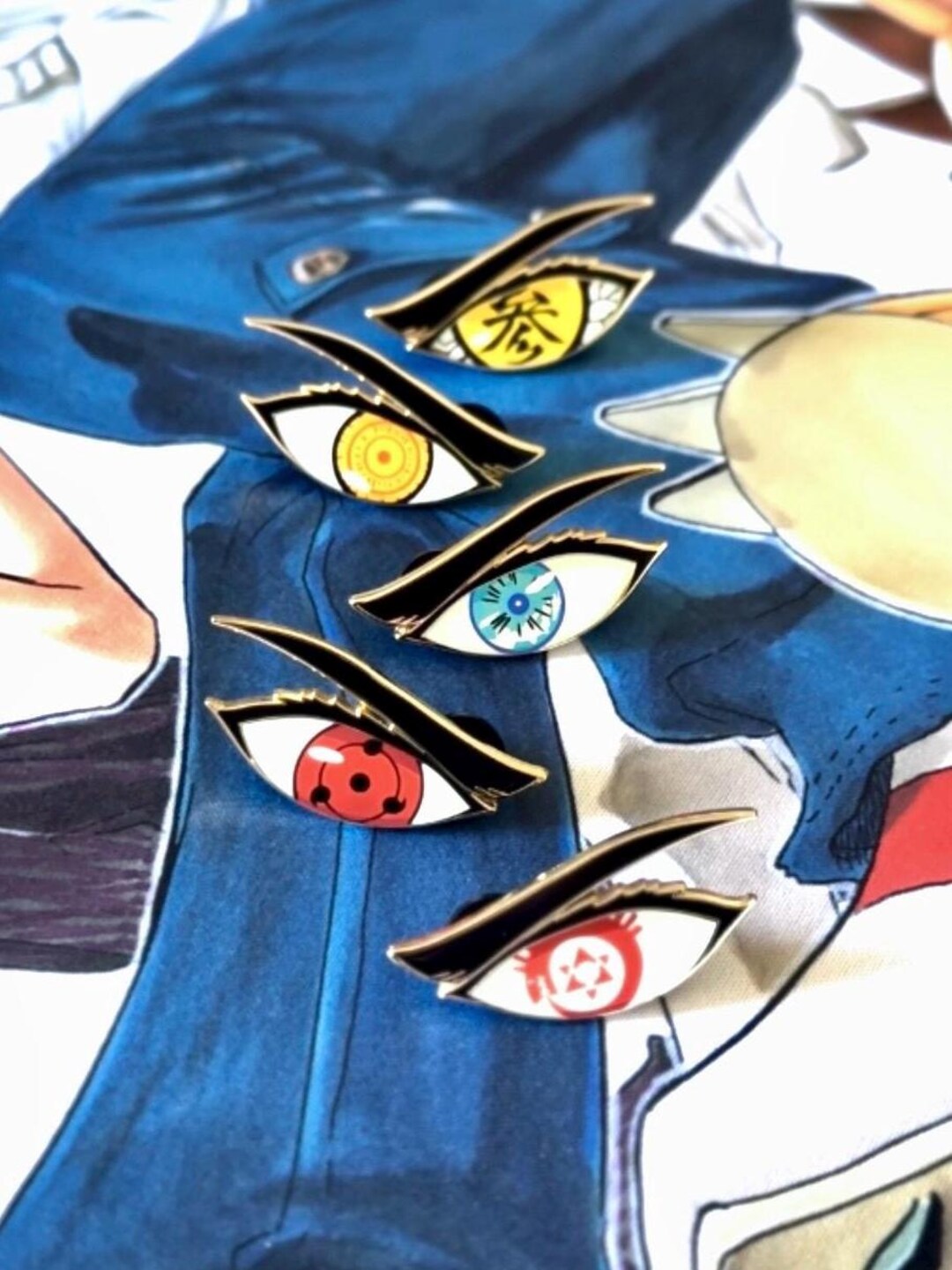 Anime Eye Enamel Pin - Etsy