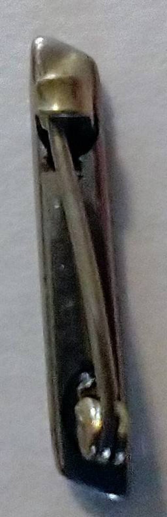 Victorian Sterling Bar Pin - Gem