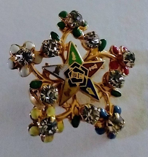 Masonic vintage twist pin - Gem