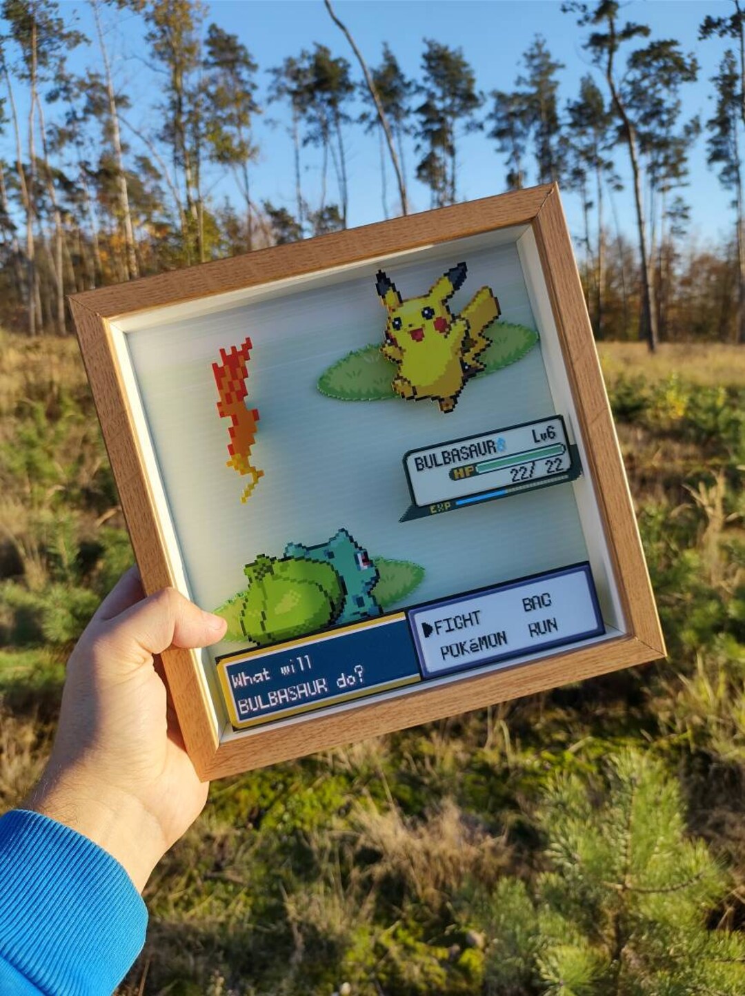 Pokemon Pikachu Vs Bulbasaur 3D Model of the Legendary Game Diobox ...