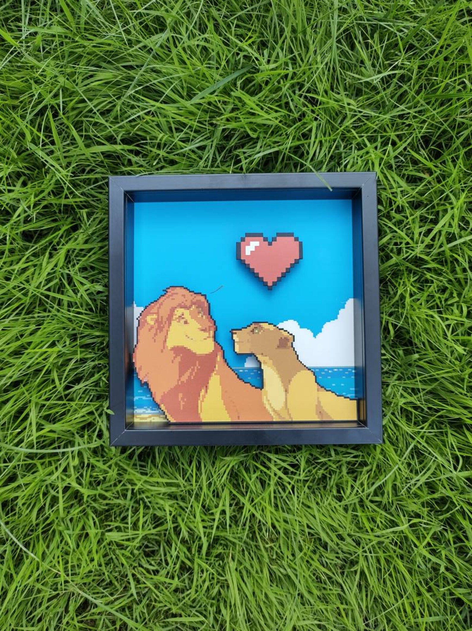 Lion Simba and Nala 3D Model of the Legendary Game Diobox Diorama ...