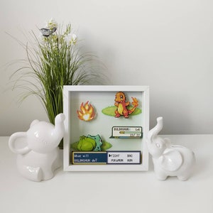 Pokemon Charmander Vs Bulbasaur 3D Model of the Legendary Game Diobox ...