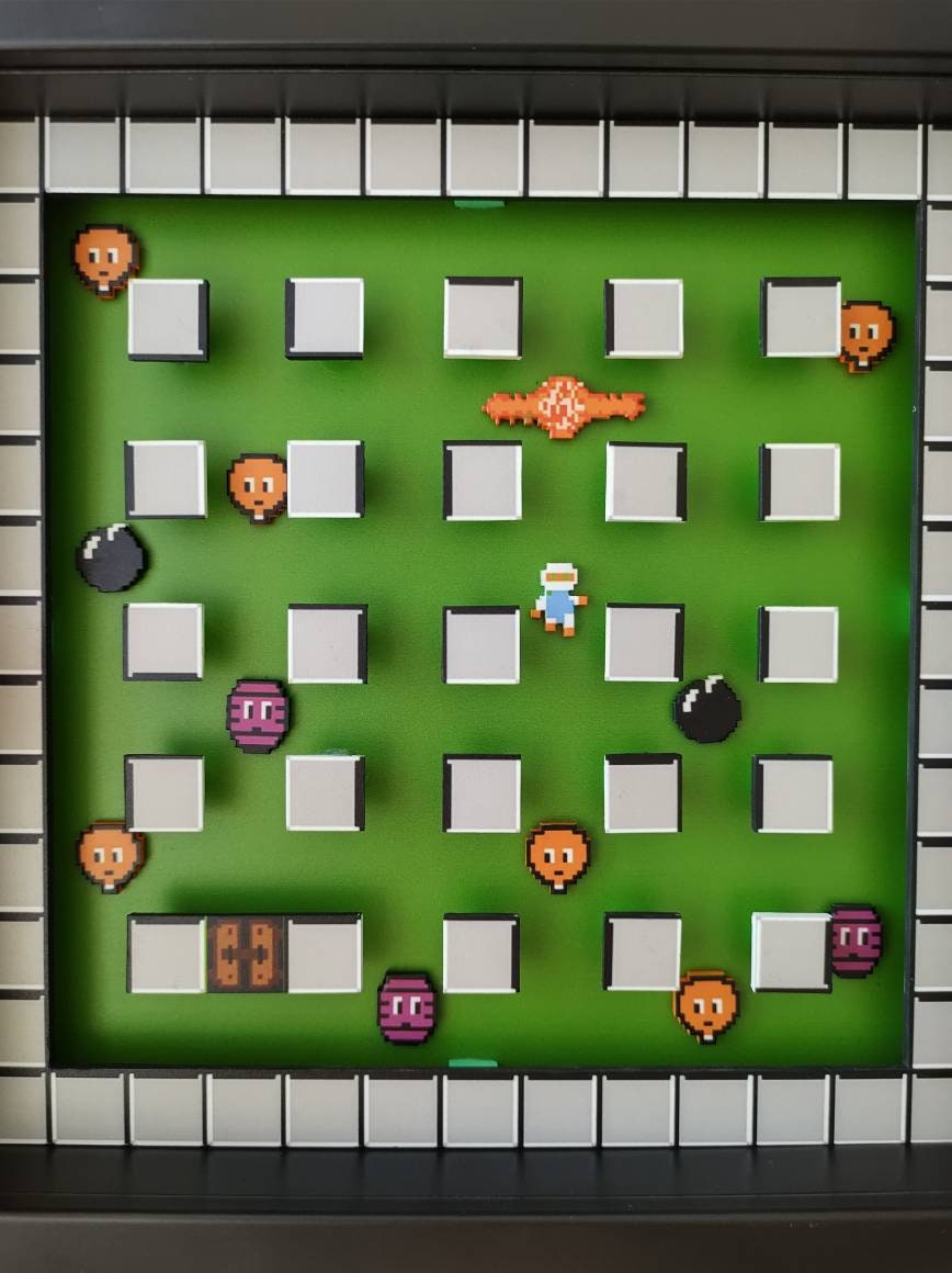 Bomberman 3D Model of the Legendary Game Diobox Diorama Shadowbox Best ...